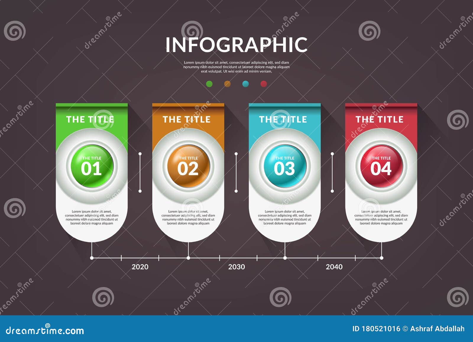 Timeline Infographic Tools Business Template, Can Be Used for ...