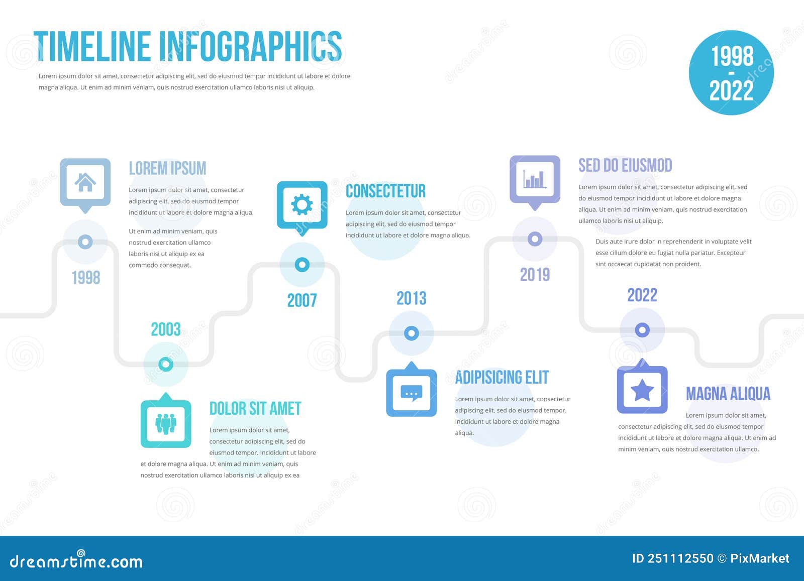 Timeline Infographics stock vector. Illustration of organization ...