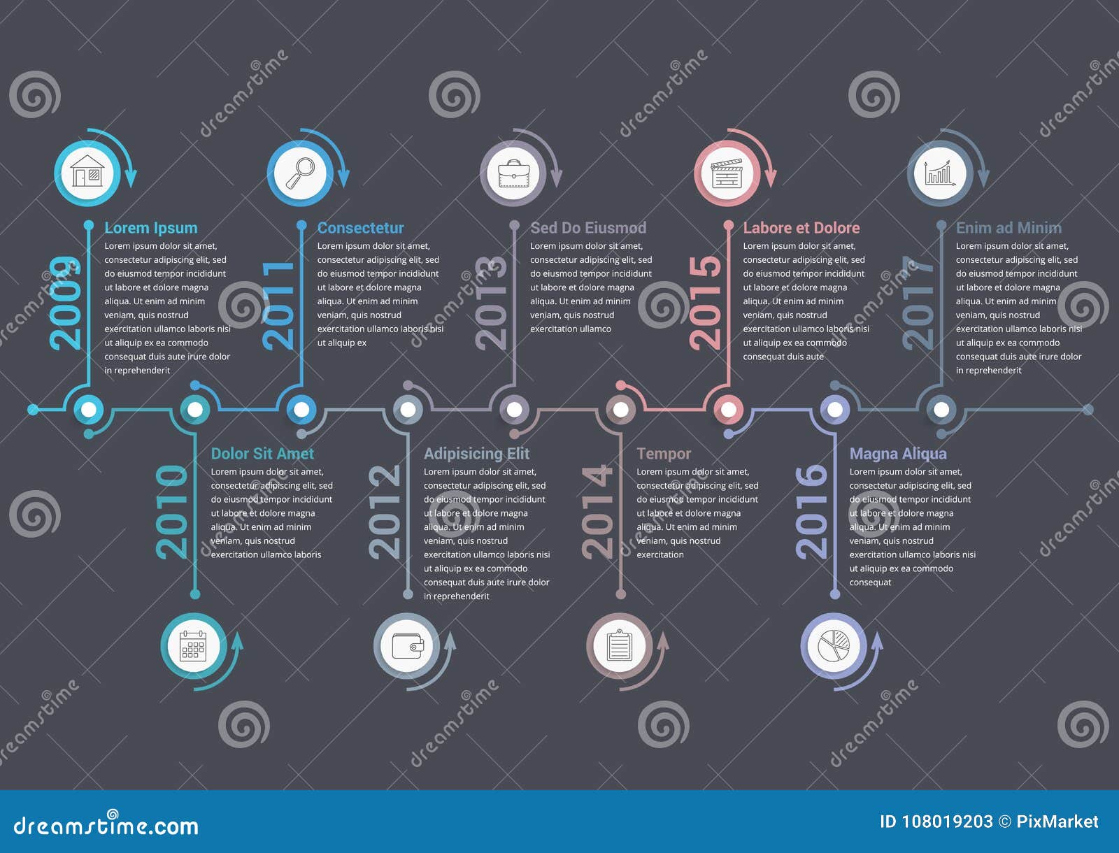 Timeline Cartoons, Illustrations & Vector Stock Images - 187569 ...