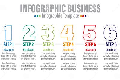 Timeline, Infographics, Six, 6, Step, Diagram, Infograph, Four, Number ...