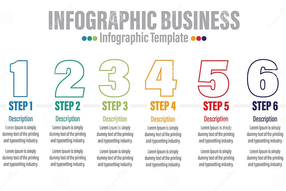 Timeline, Infographics, Six, 6, Step, Diagram, Infograph, Four, Number ...