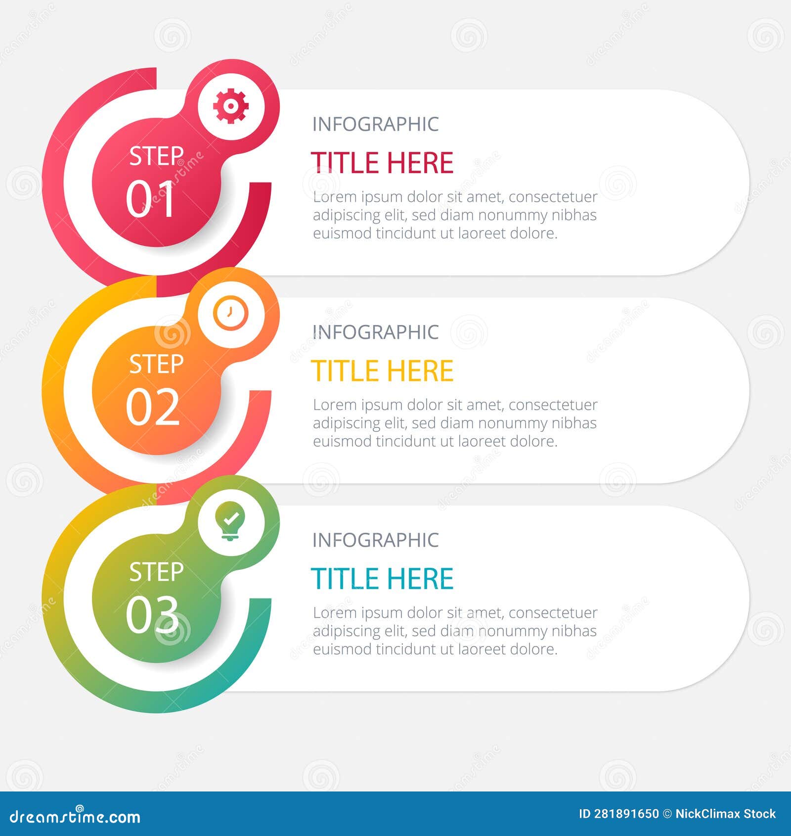 Timeline Infographics Vector Design and Marketing Icons for Workflow ...