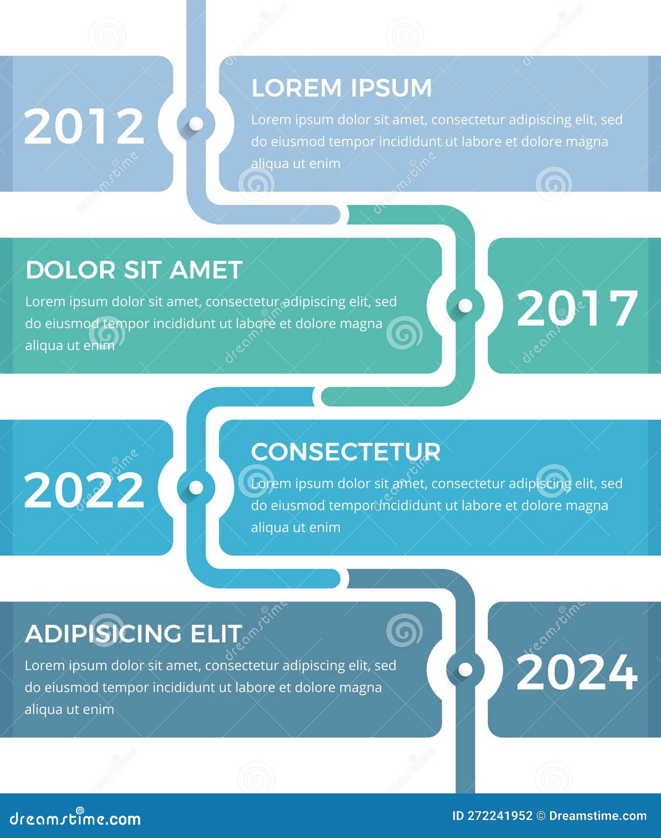 Timeline Infographics stock illustration. Illustration of period ...