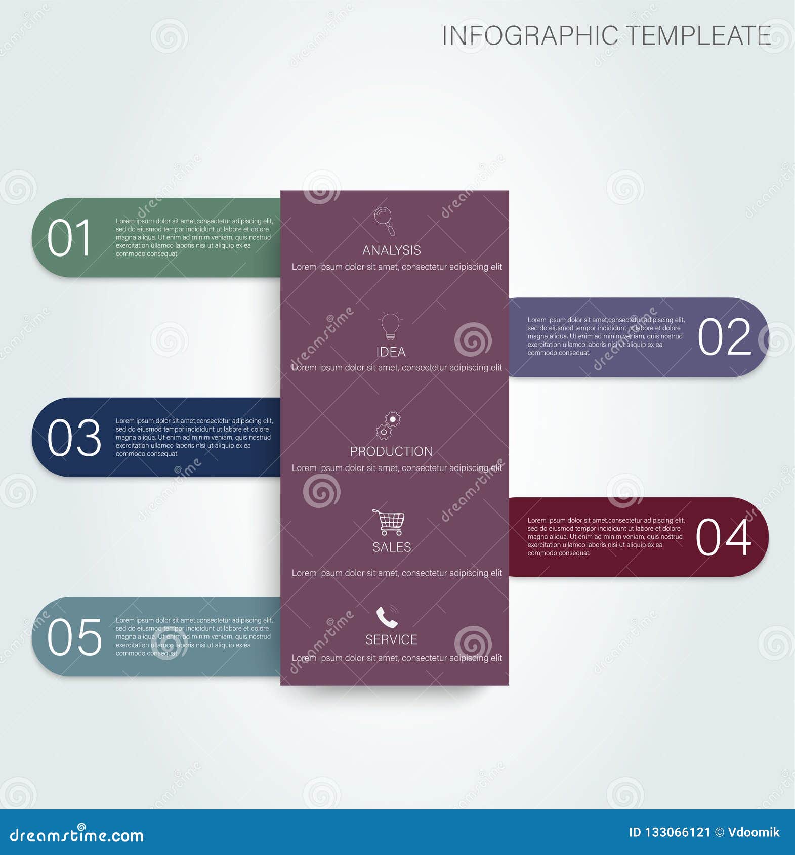 Timeline Infogrfphic, Great Design For Any Purposes. Vector ...