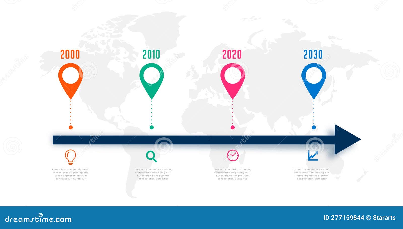 Timeline Milestone Workflow Template for Business Growth and Success ...