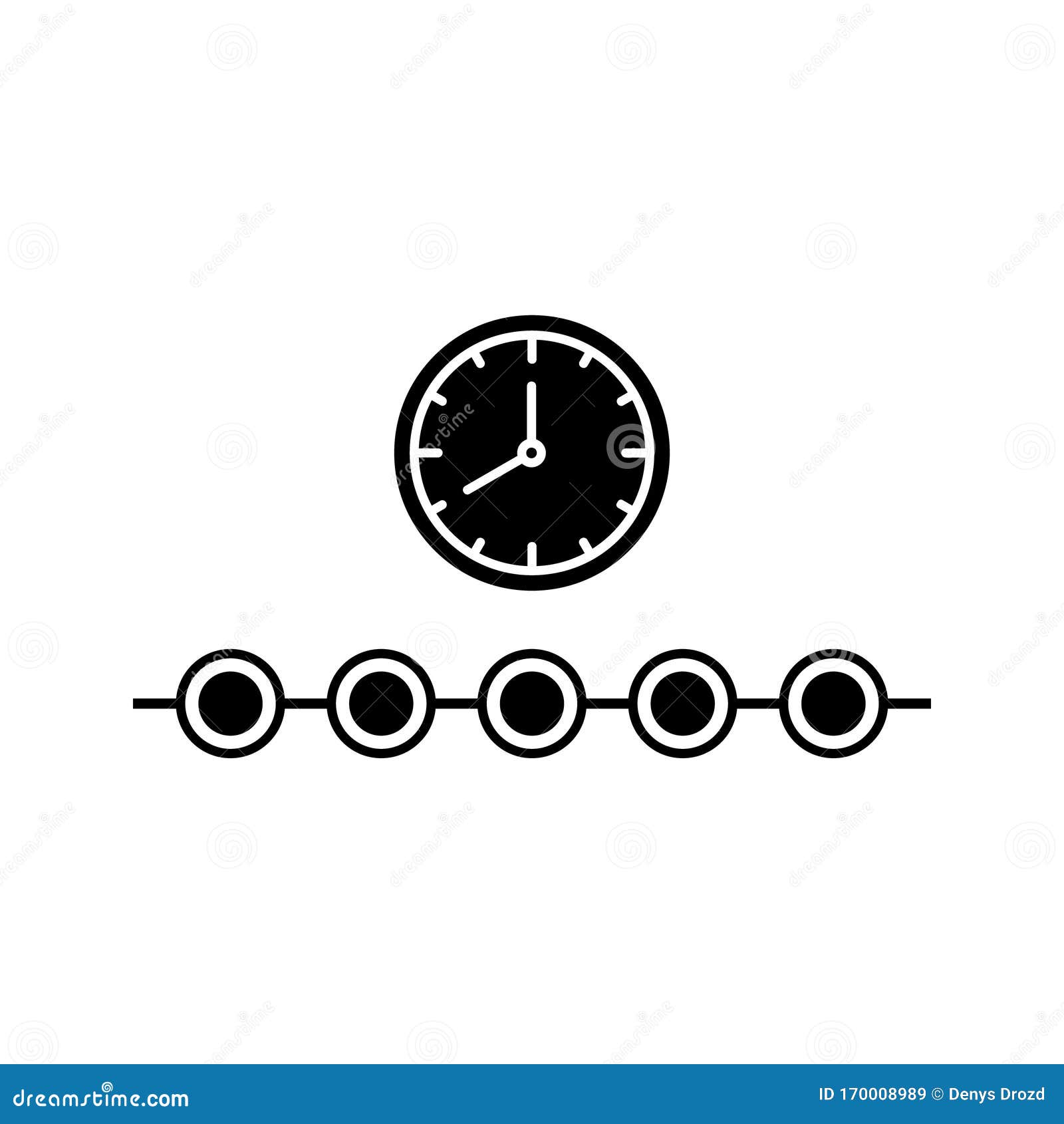 Timeline Outline Icon. Thin Line Concept Element from Fintech ... Timeline Outline Icon. Thin Line Concept Element from Fintech ...