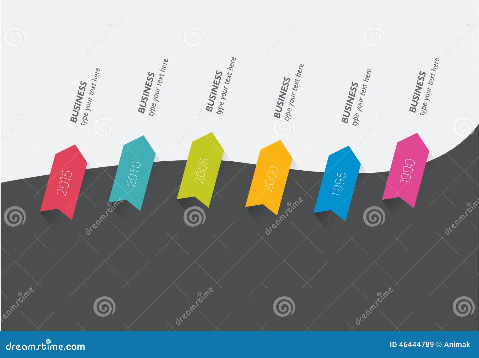 Timeline Paper Concept. Infographic. Vector Illustration ...
