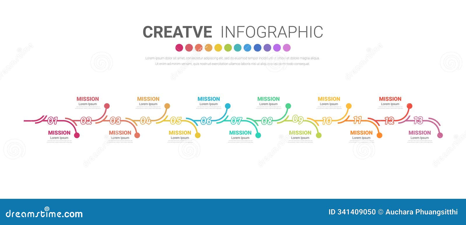 Timeline 1 Year, 12 Months In 4 Quarters, Infographics For Annual ...