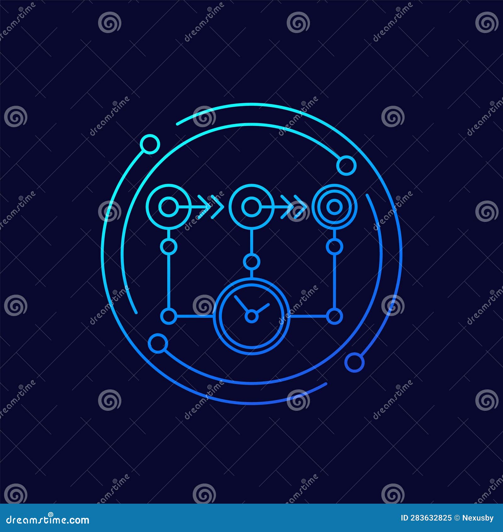 Sequence, Icon, Biology, Neon .Biotechnology And Science, Chemical ...