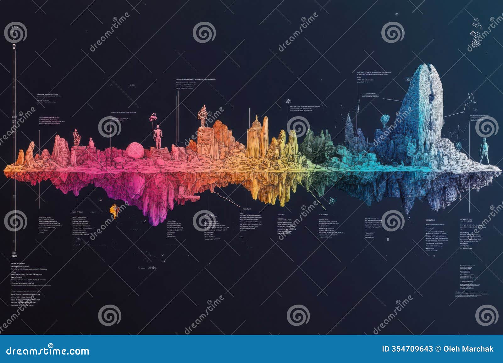 Timeline Showcasing the Stages of Human Evolution from Ancient Times To ...