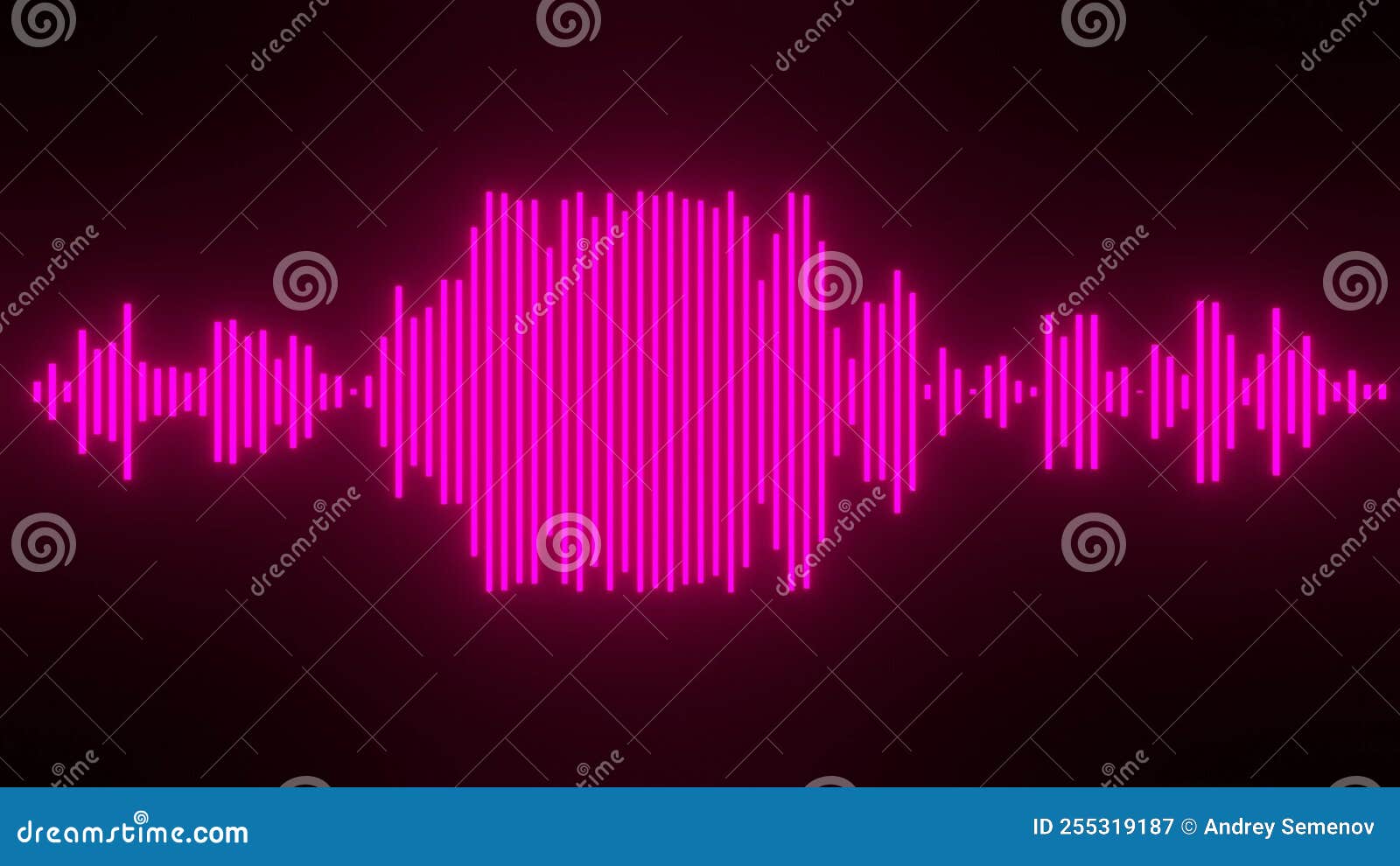 Timeline. Sound wave. stock video. Video of record, program - 255319187