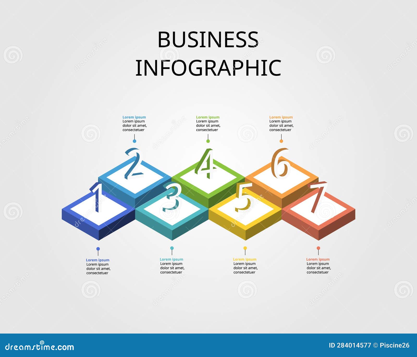 Timeline Step Chart Template for Infographic for Presentation for 7 ... Timeline Step Chart Template for Infographic for Presentation for 7 ...