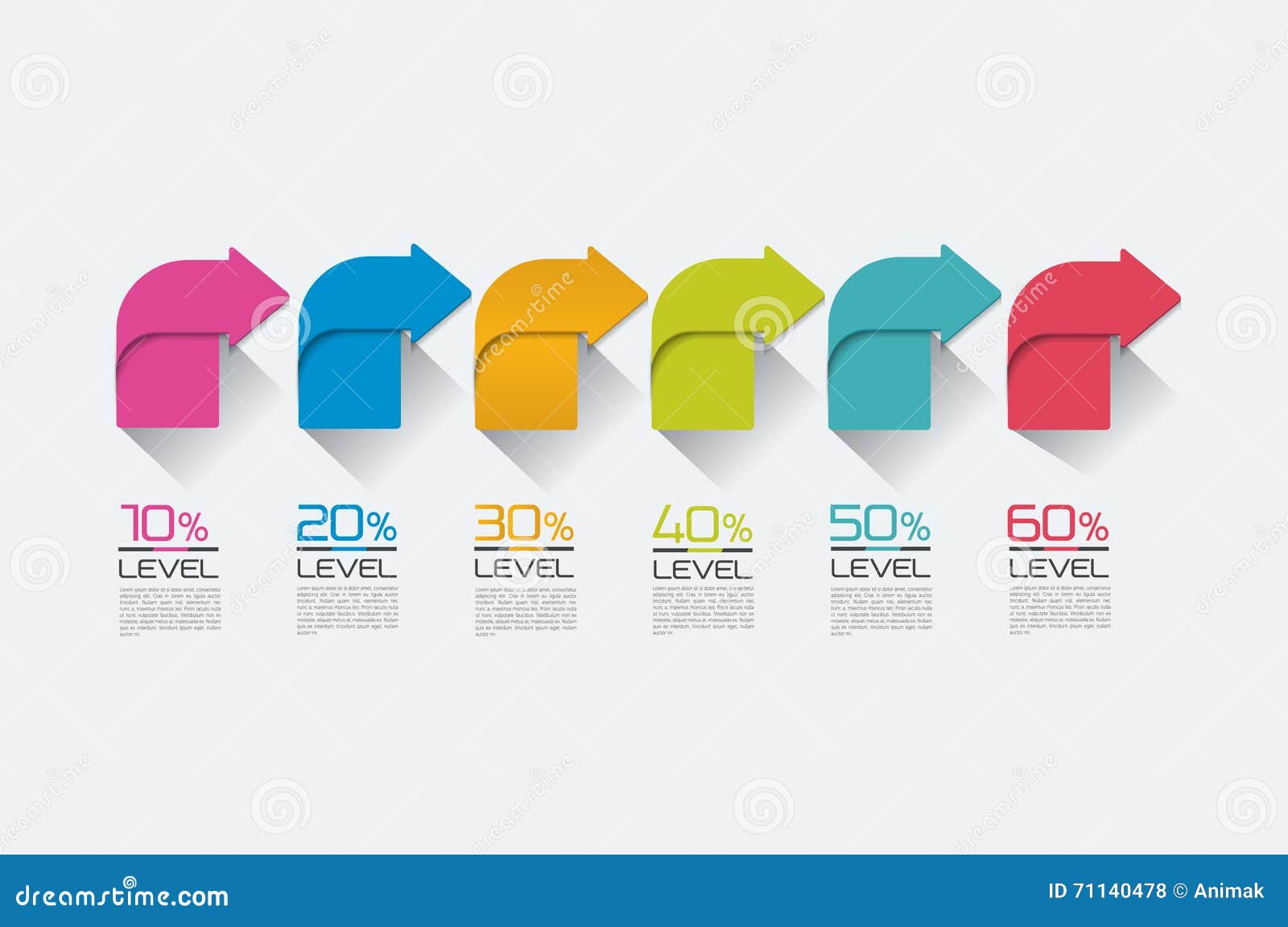 Timeline. Step by Step Template Stock Vector - Illustration of concept ...