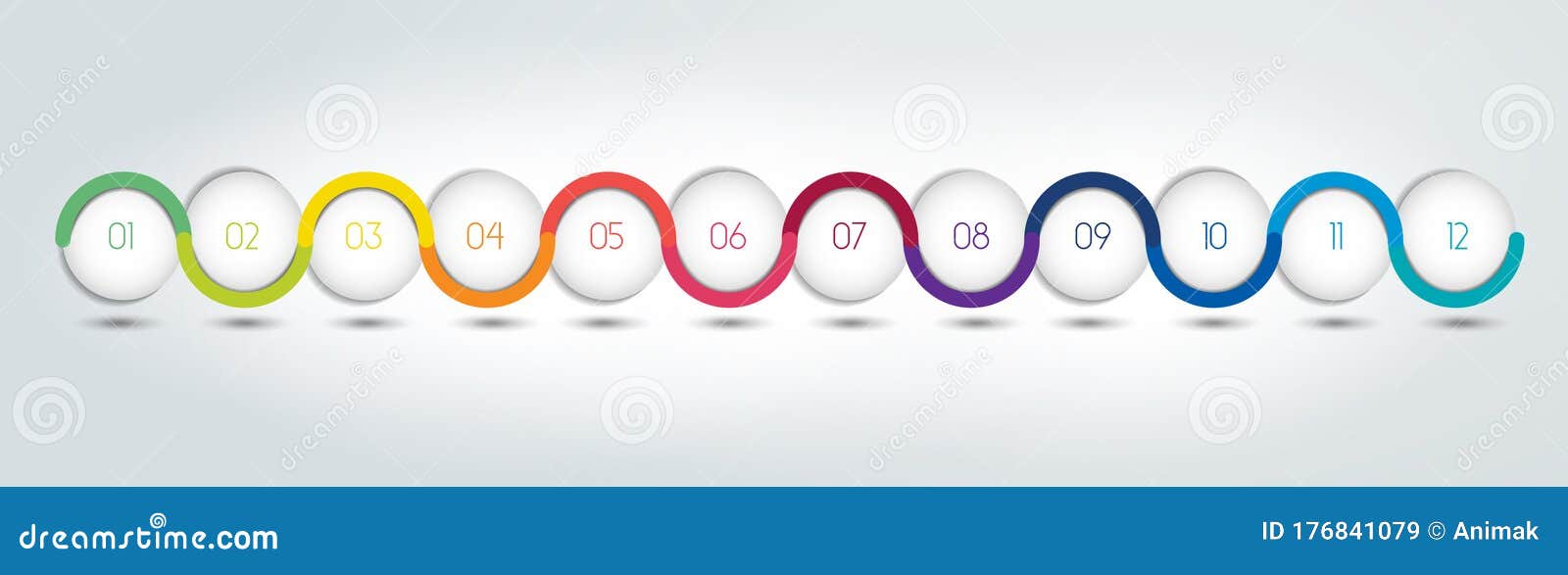 Timeline, Table, Schedule, Template, Infographic Stock Vector ...