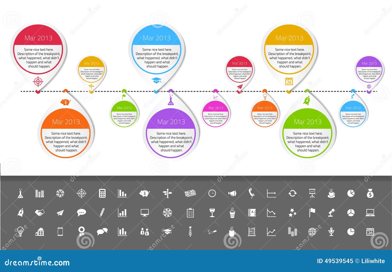 Timeline Sticker Stock Illustrations – 916 Timeline Sticker Stock ...
