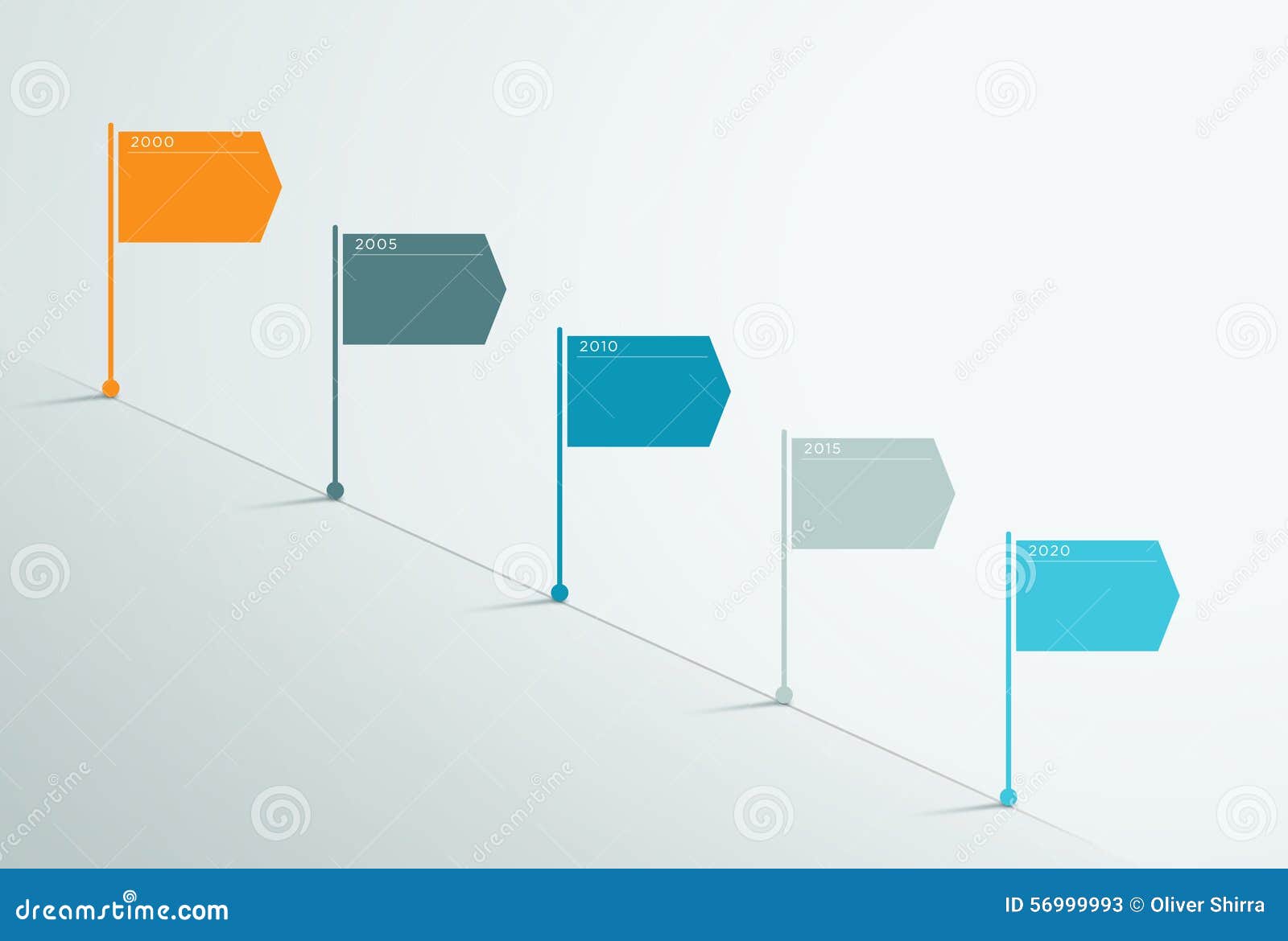 Timeline Vector 3d Infographic 4 Stock Vector - Illustration of ...
