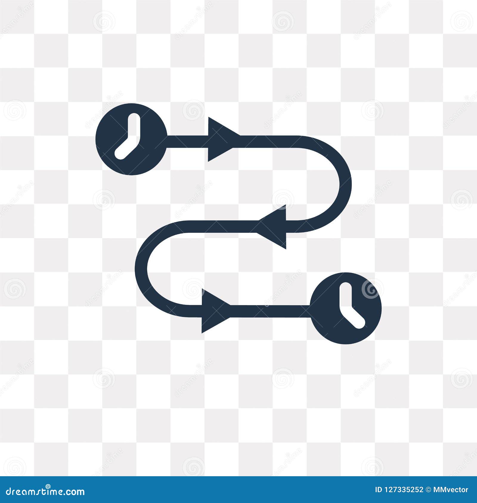 Timeline Vector Icon Isolated On Transparent Background, Timeline ...