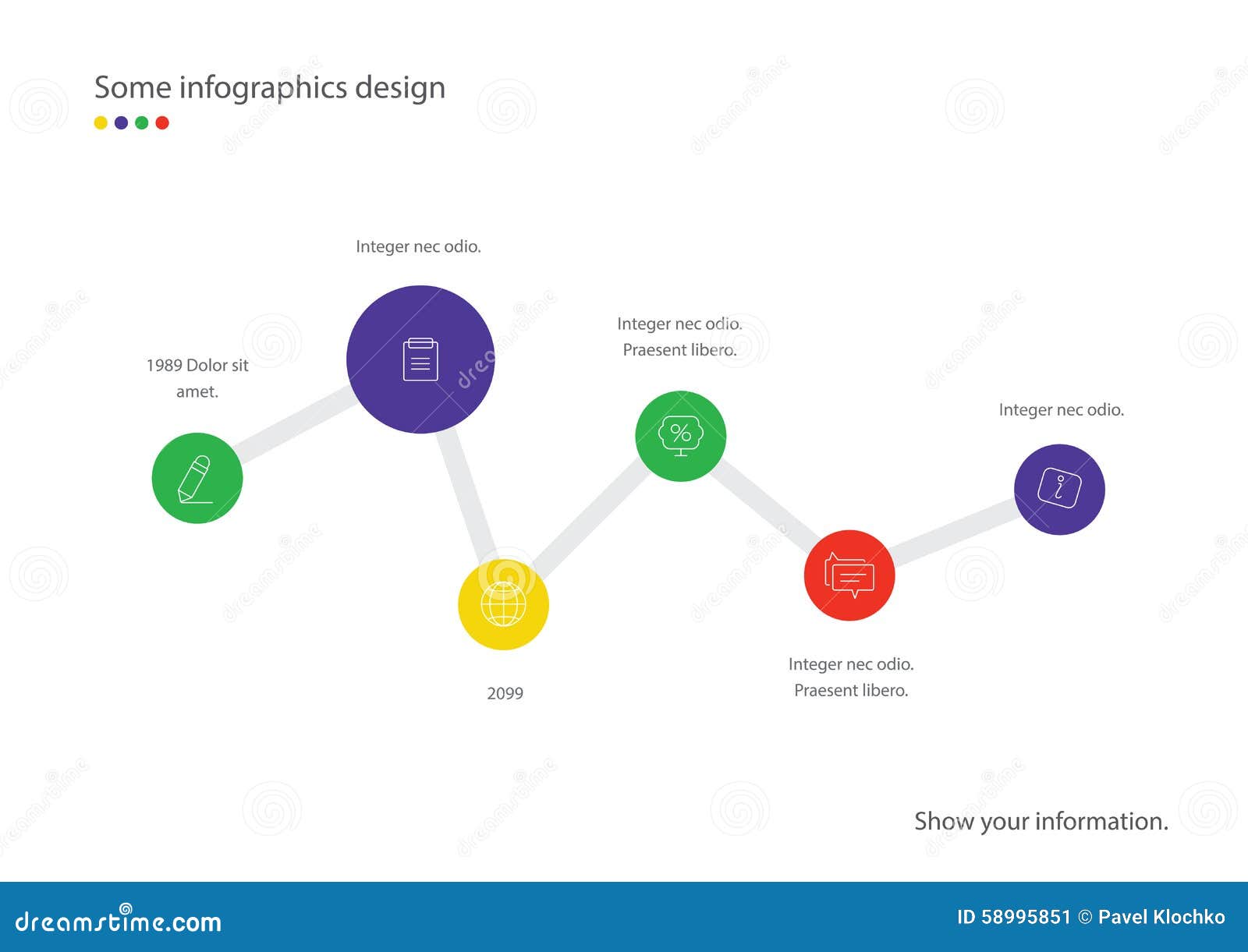 Infographic timeline minimalist - tracksseka