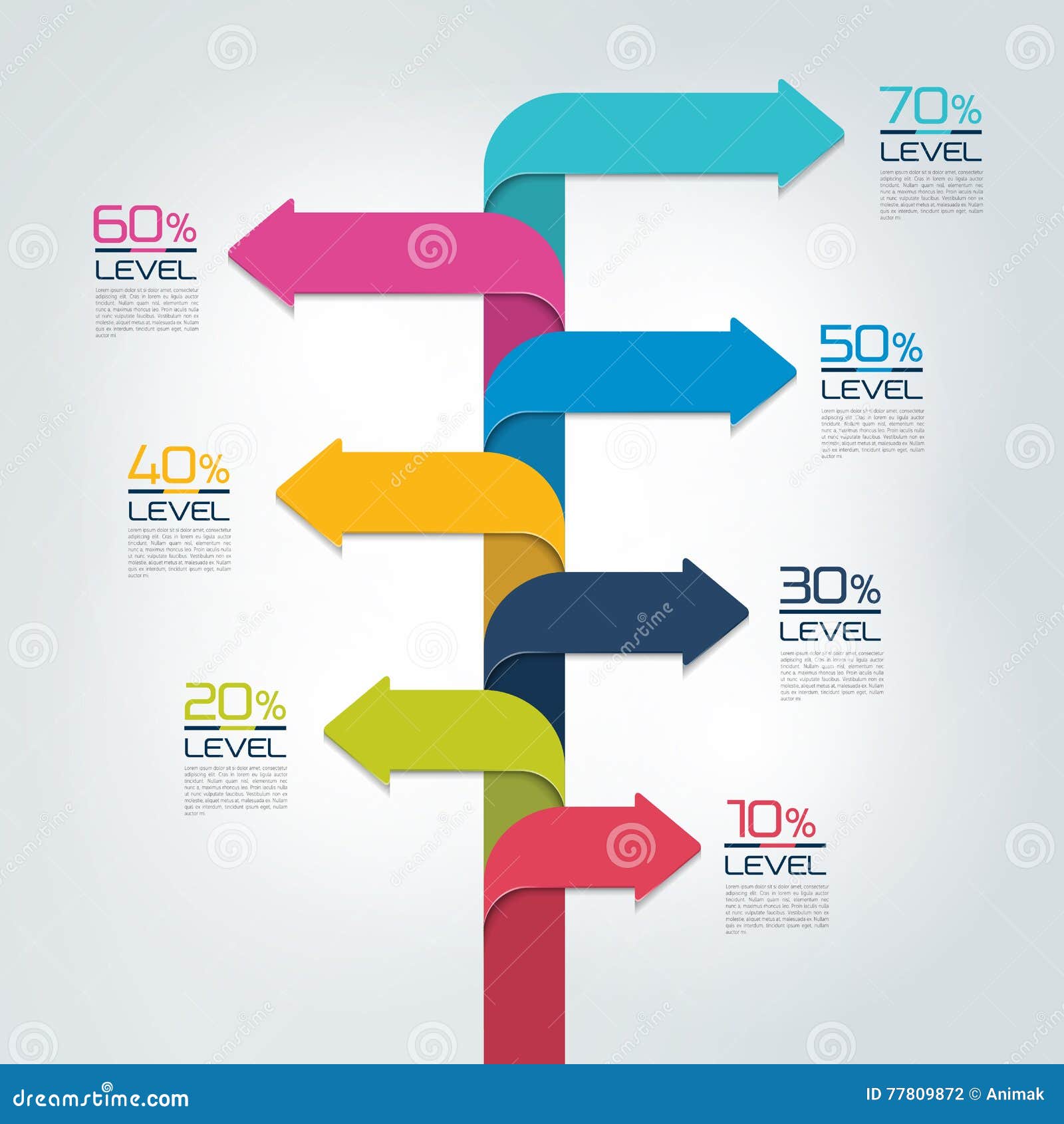 Timeline Vertical Report, Template, Chart, Scheme, Step by Step ...