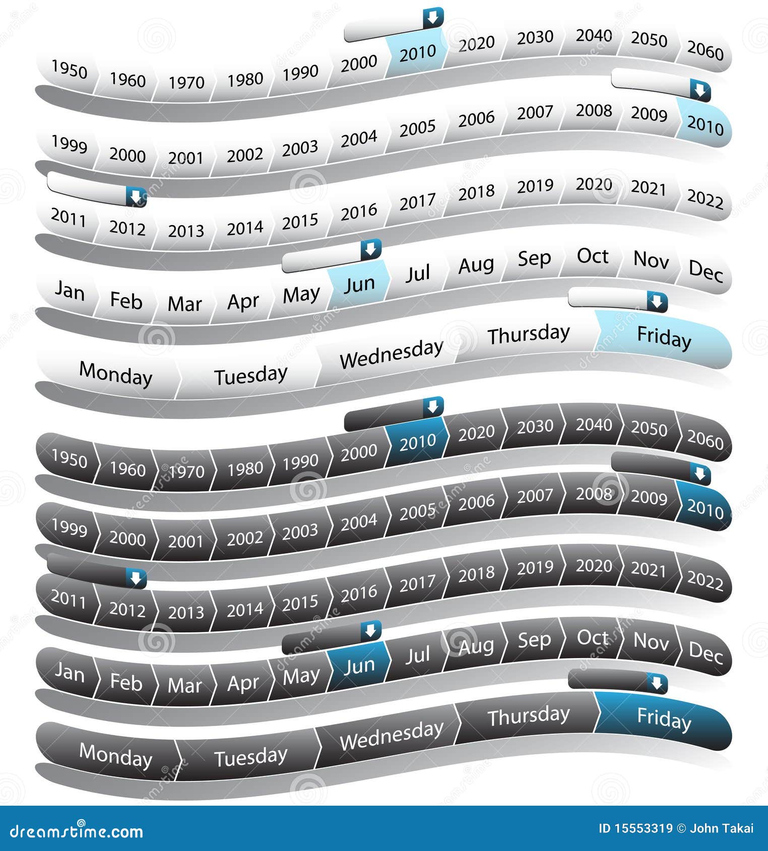 Timeline Wave stock vector. Illustration of graphic, vector - 15553319
