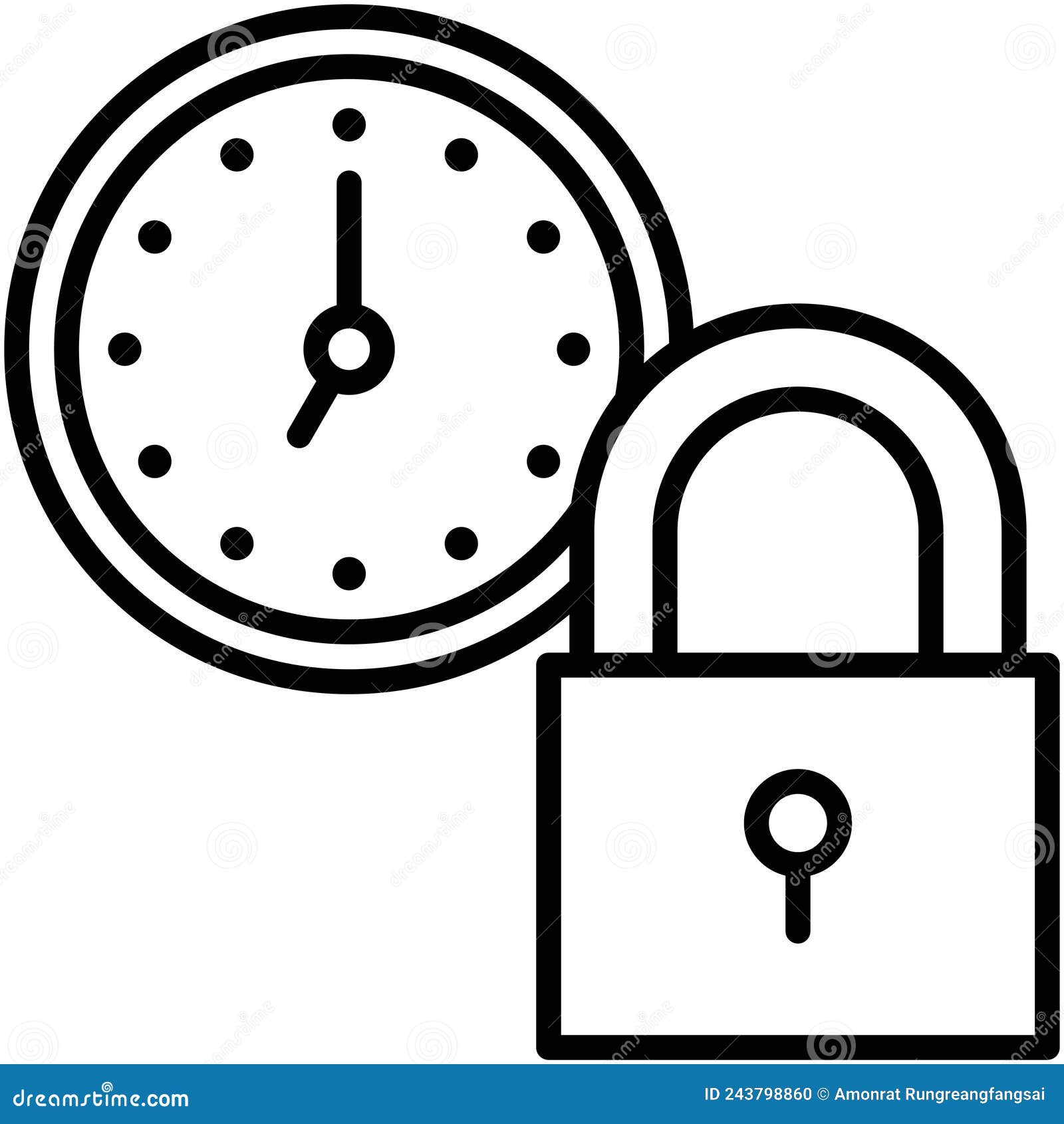 Timelock Icon, Blockchain Related Vector Illustration Stock Vector ... Timelock Icon, Blockchain Related Vector Illustration Stock Vector ...