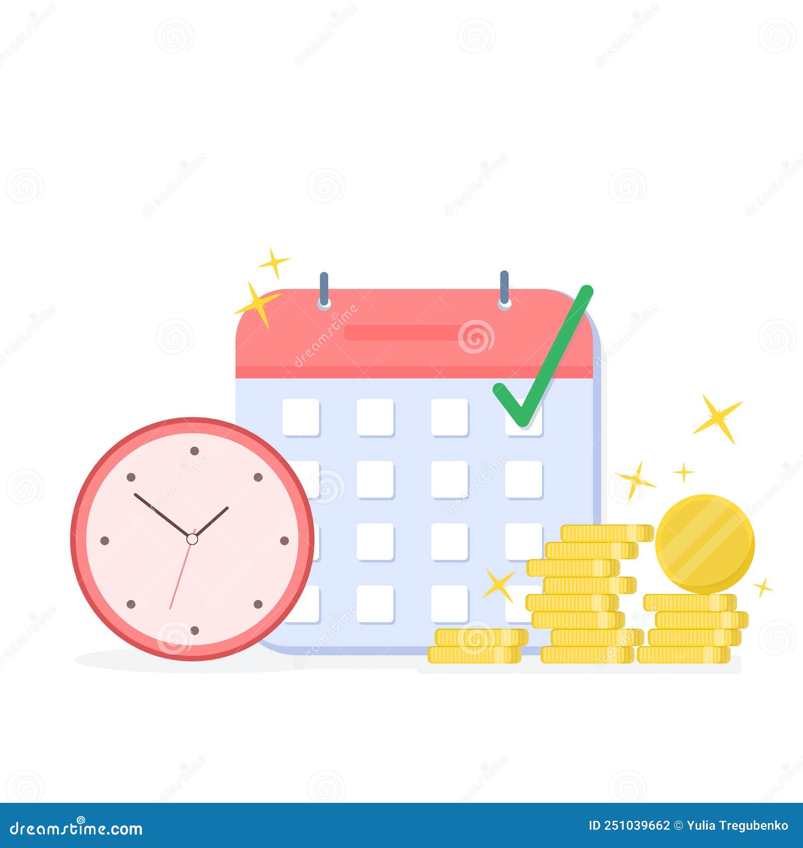 Timely Payment of Salaries and Loans. Marking the Date of Payment in ...