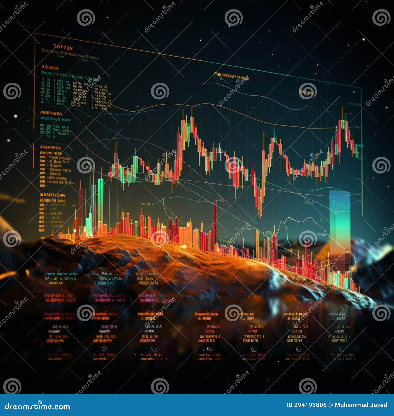 Timely Visuals Depicting Business and Stocks Evolving Performance ...