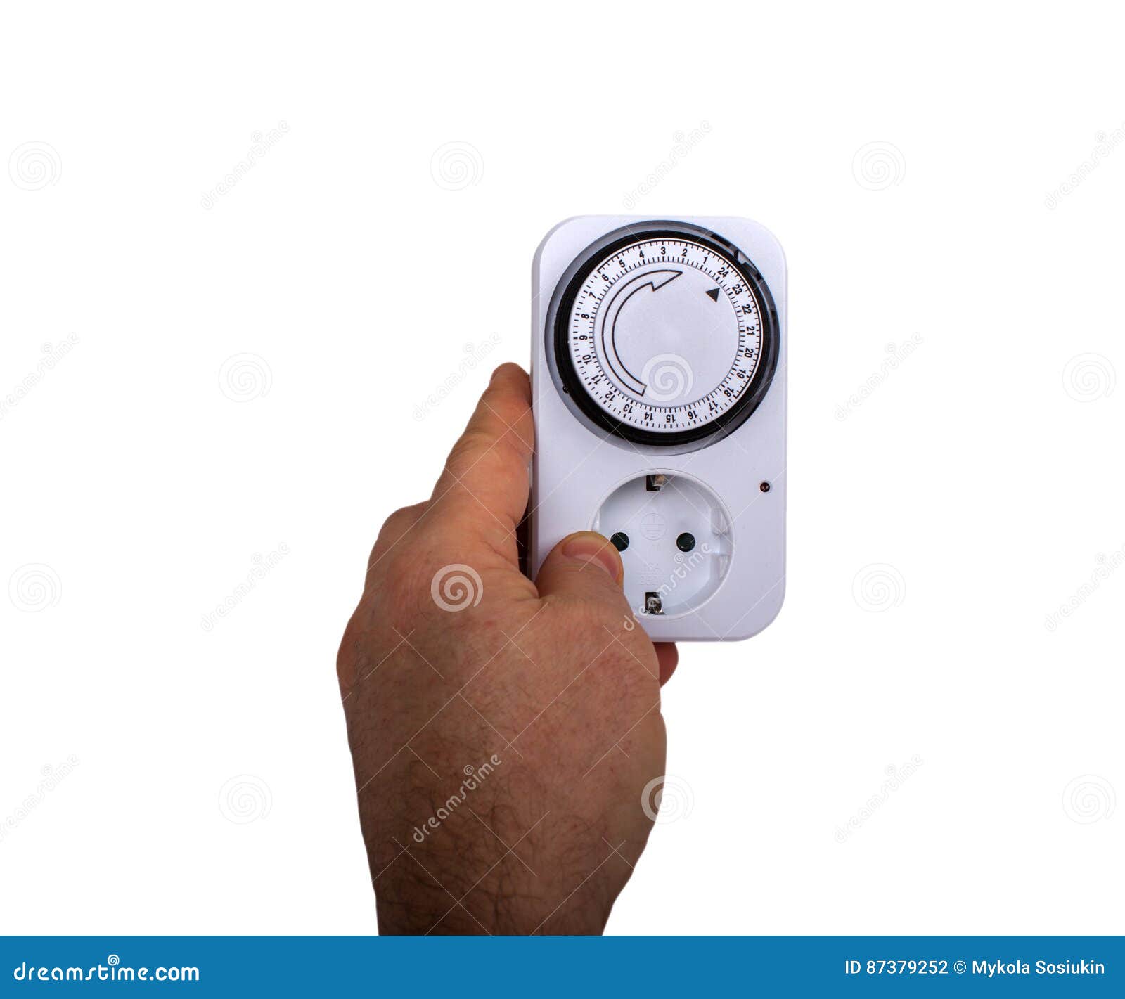 Timer Adjusting Man stock photo. Image of plastic, black - 87379252