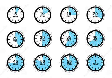 Timer, Clock, Countdown Timer Icons Set. Label Cooking Time. Alarm ...