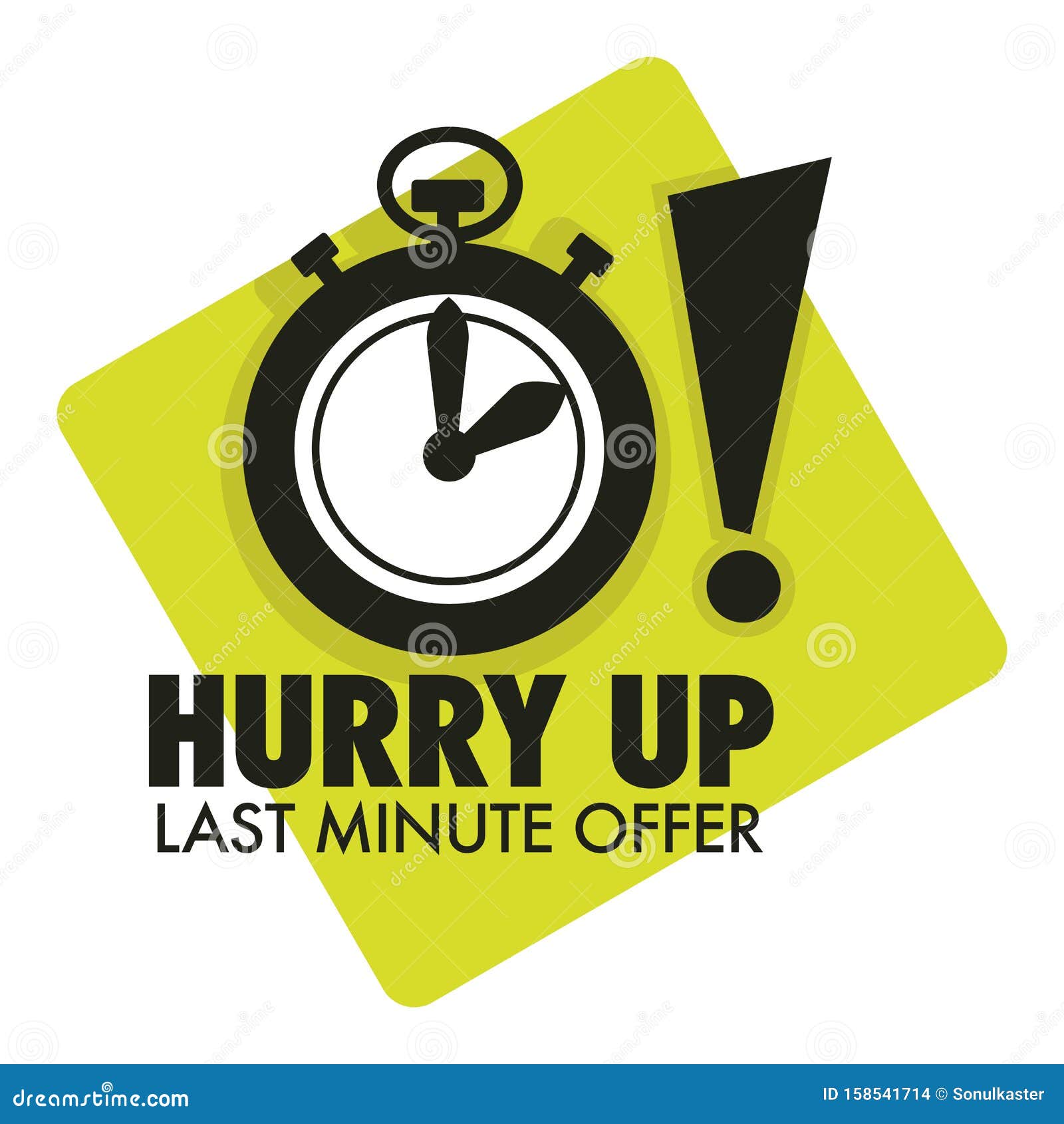 Timer Countdown, Last Minute Offer, Hurry Up Isolated Icon Stock Vector ... Timer Countdown, Last Minute Offer, Hurry Up Isolated Icon Stock Vector ...