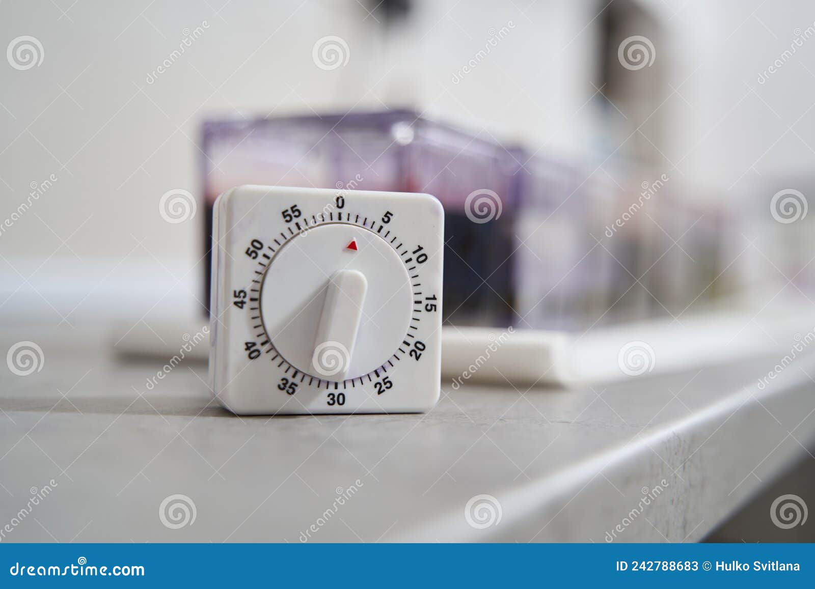 Timer Counts the Time in Laboratory during Test Stock Image - Image of ...