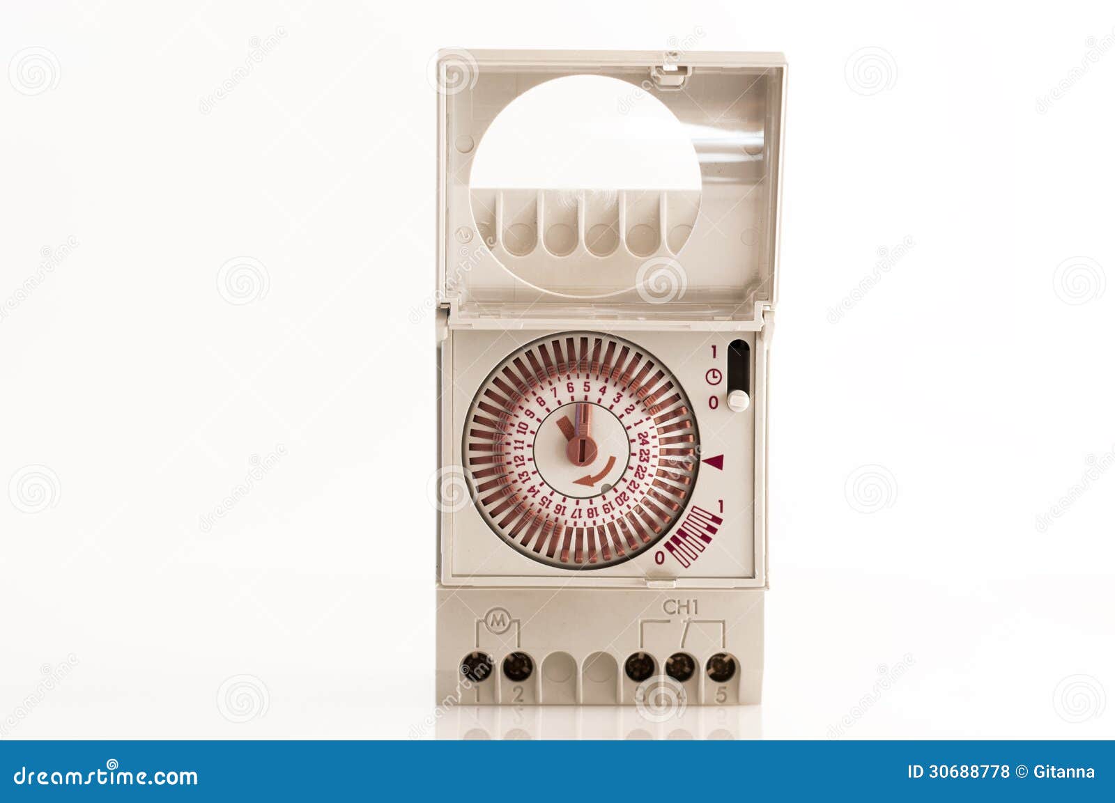 Timer for electric current stock photo. Image of current - 30688778