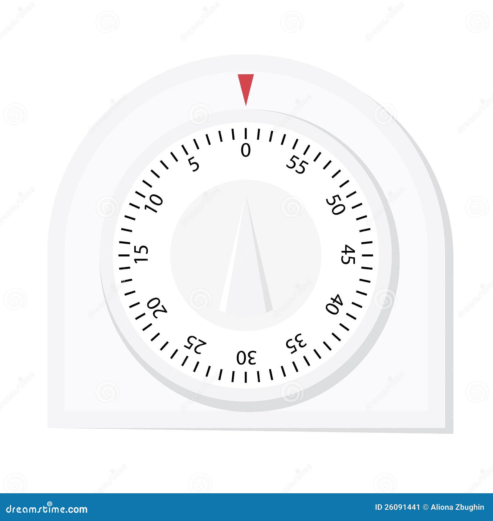 Timer icon stock vector. Illustration of white, timekeeper - 26091441