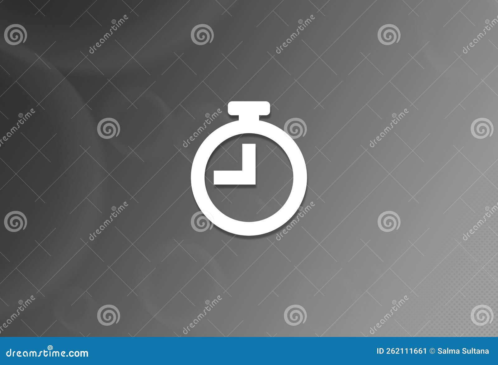 Timer icon stock illustration. Illustration of concept - 262111661