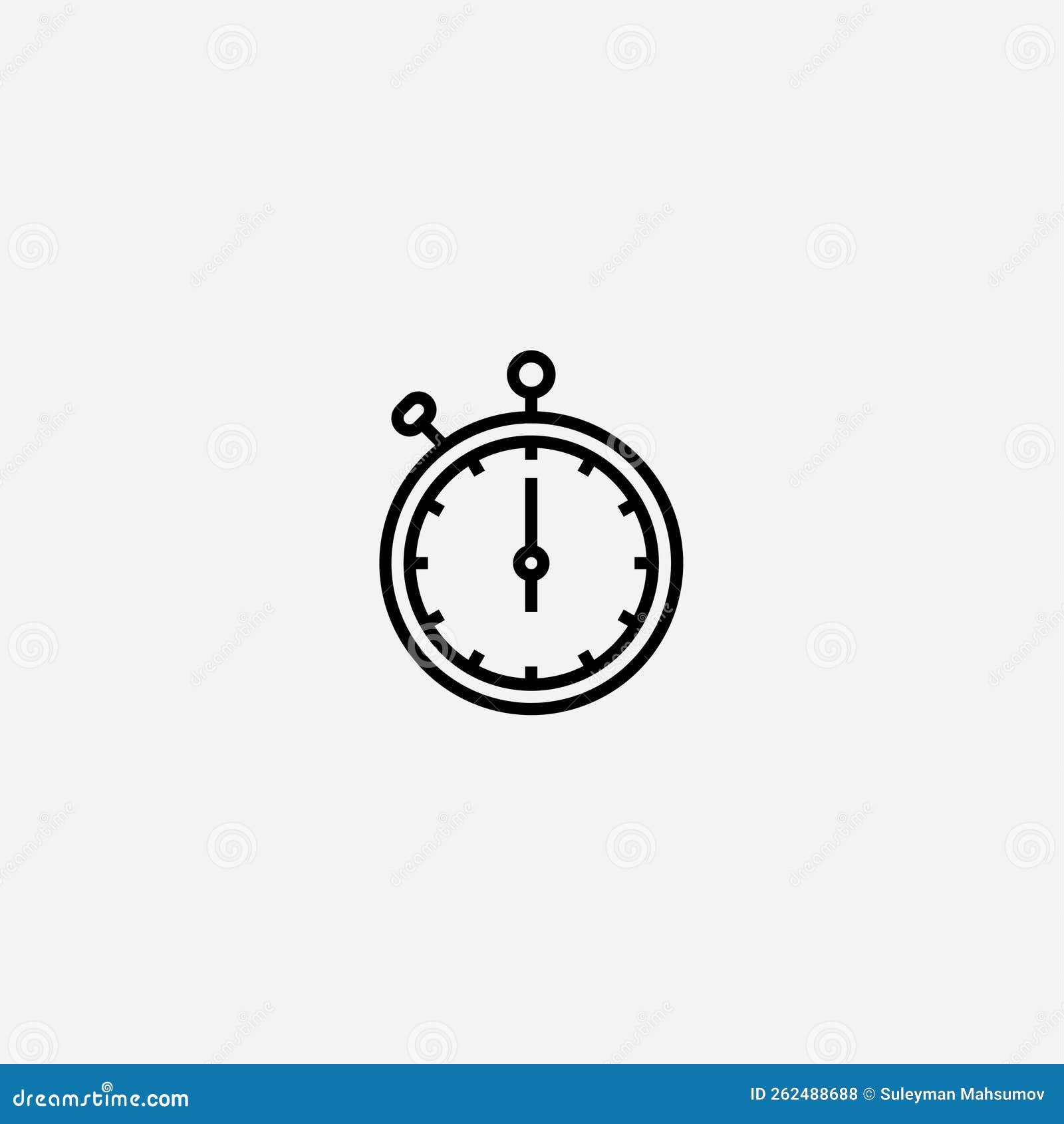 Timer Vector Icon Sign Symbol Stock Illustration - Illustration of ...