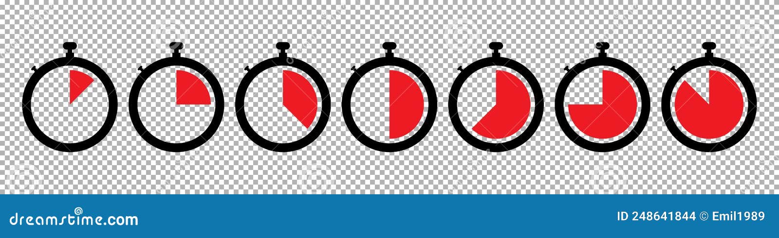 Timer Icon Symbol Set Simple Design Stock Illustration - Illustration ...