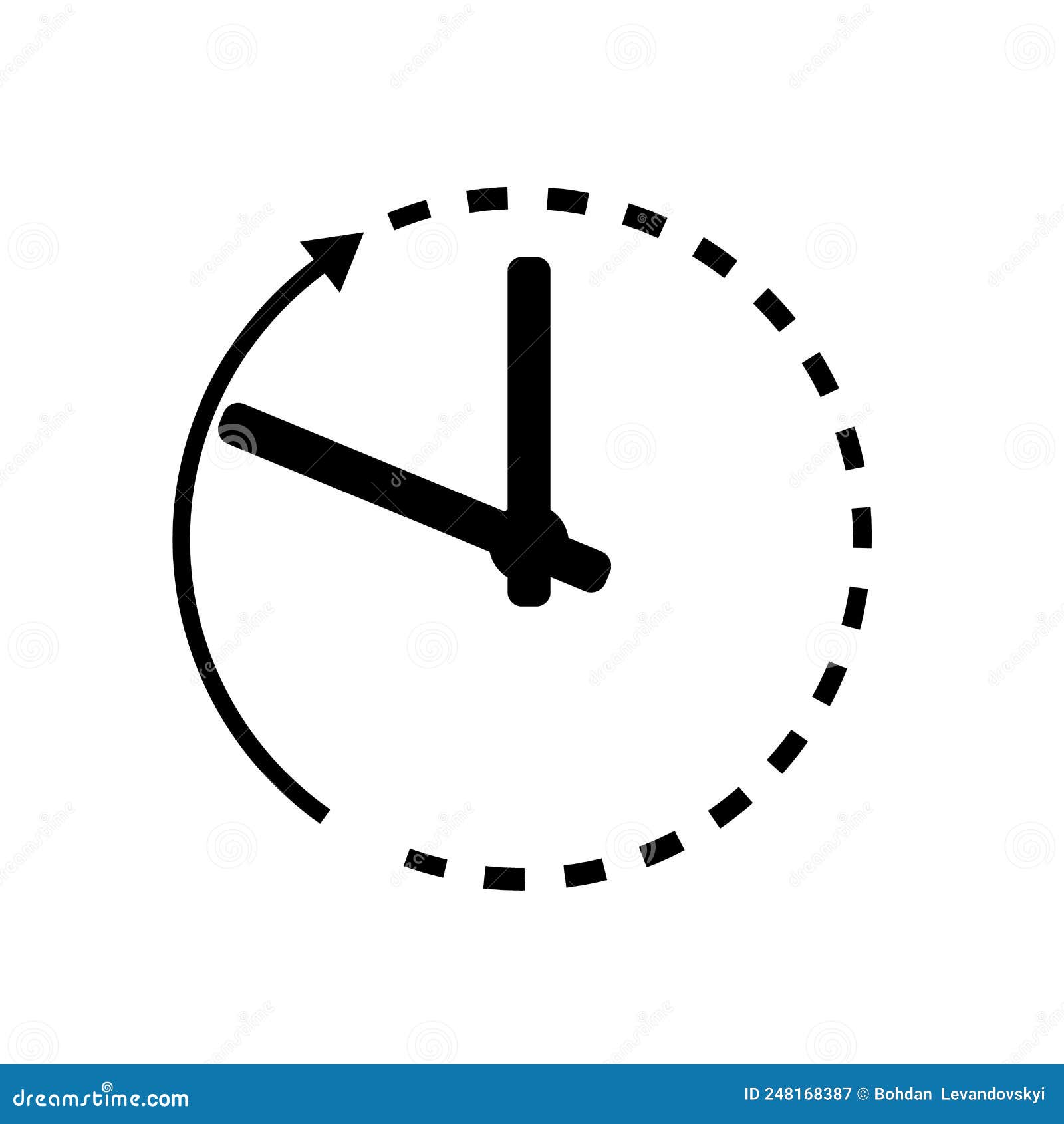 Timer Icon Vector. Clock Icon Symbol Vector Illustration Stock Vector ...