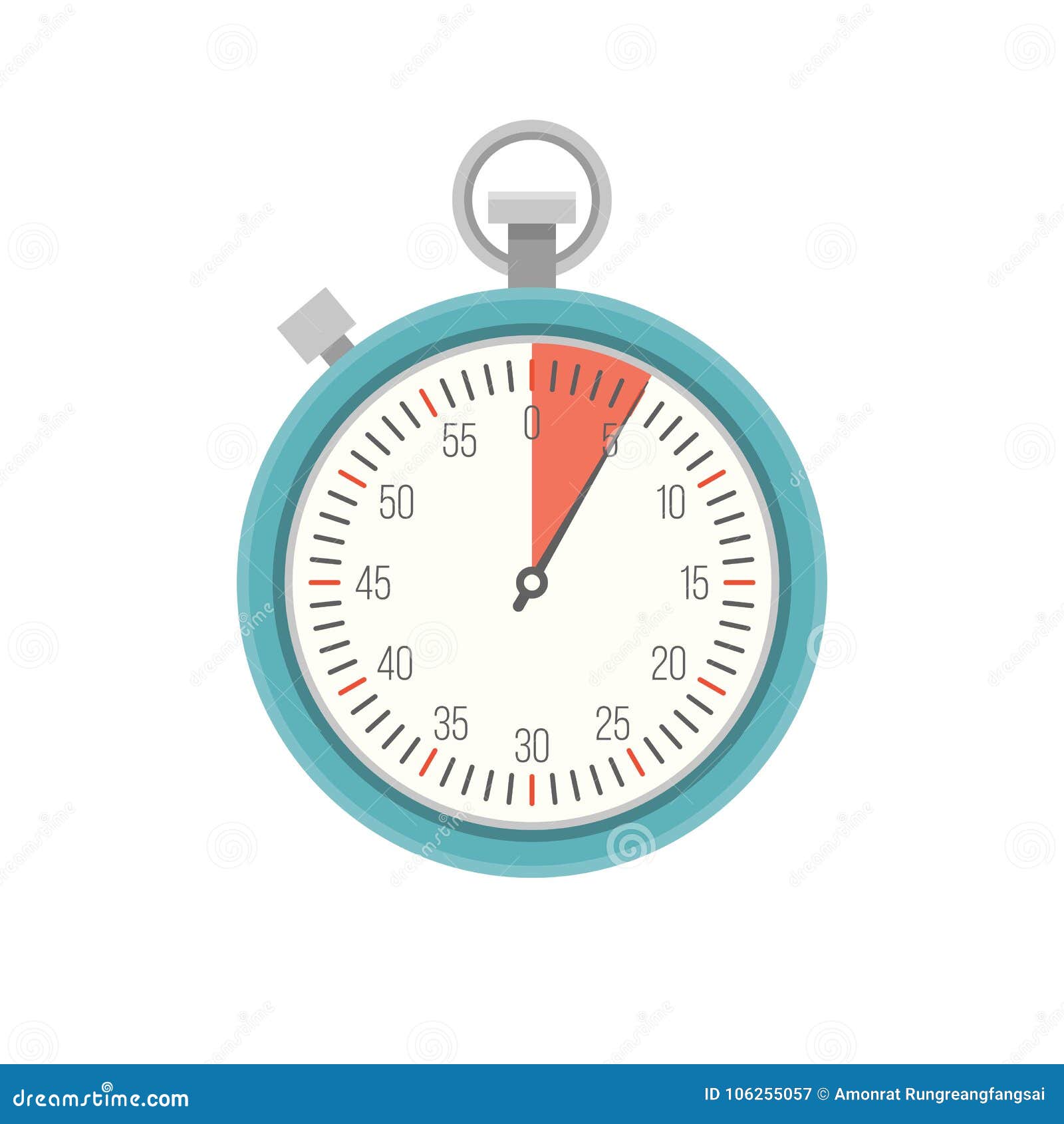 Timer icon vector stock vector. Illustration of time - 106255057