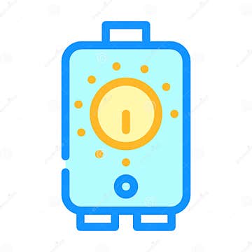 Timer Irrigation System Color Icon Vector Illustration Stock Vector ...