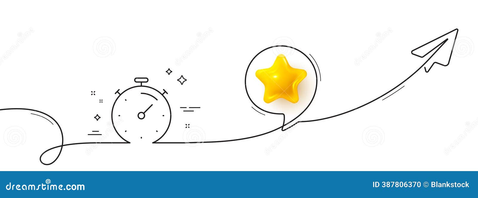 Plane Fly Time Or Lateness Icon Vector Royalty-Free Illustration ...