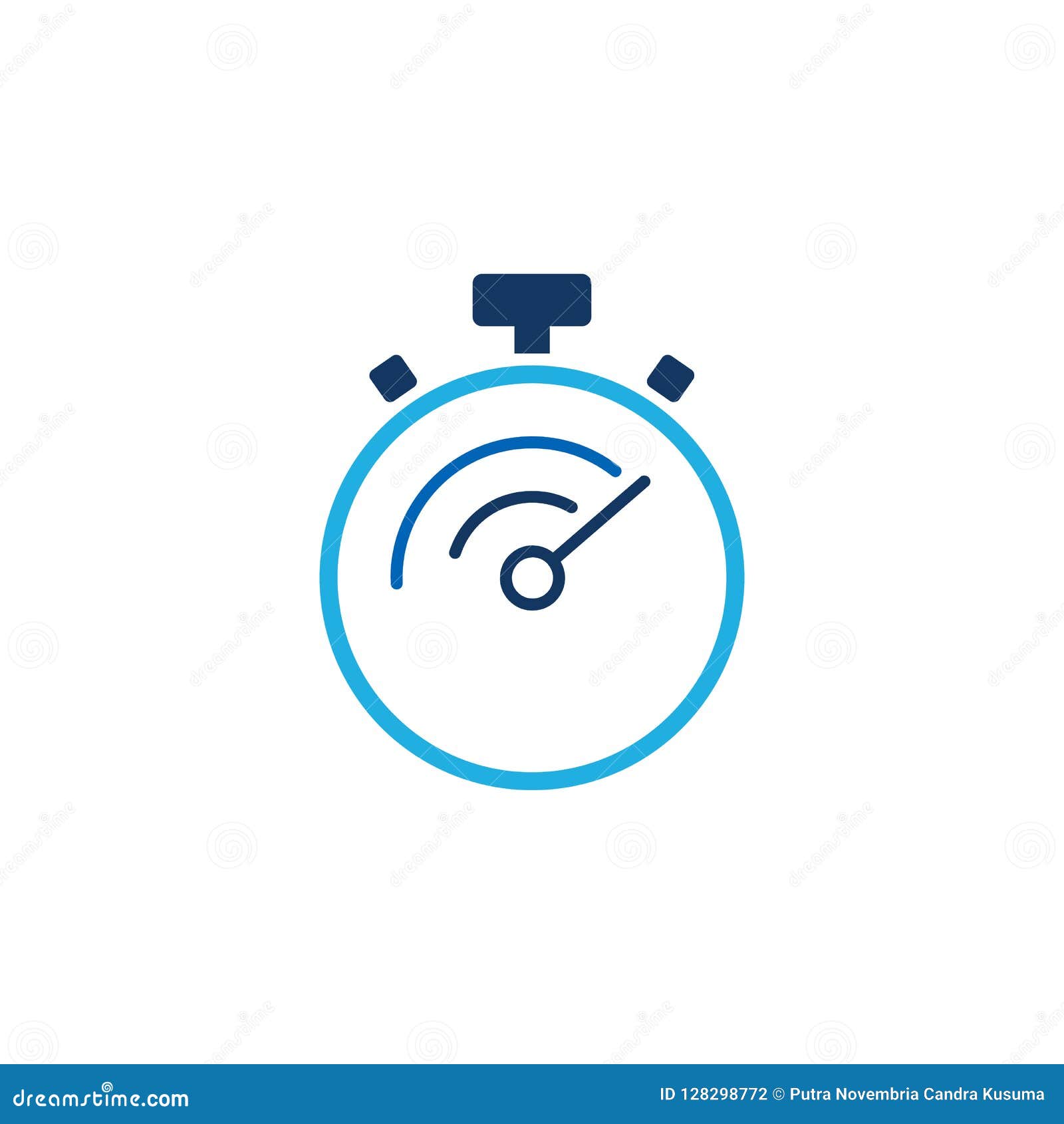 Timer Logo Icon Design stock vector. Illustration of concept - 128298772