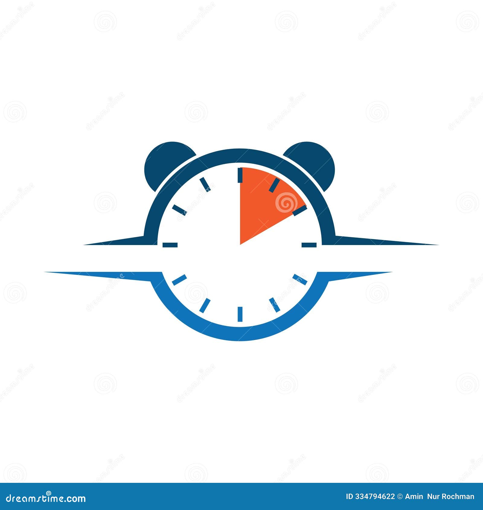 Timer Logo Vector Template Illustration Stock Illustration ...