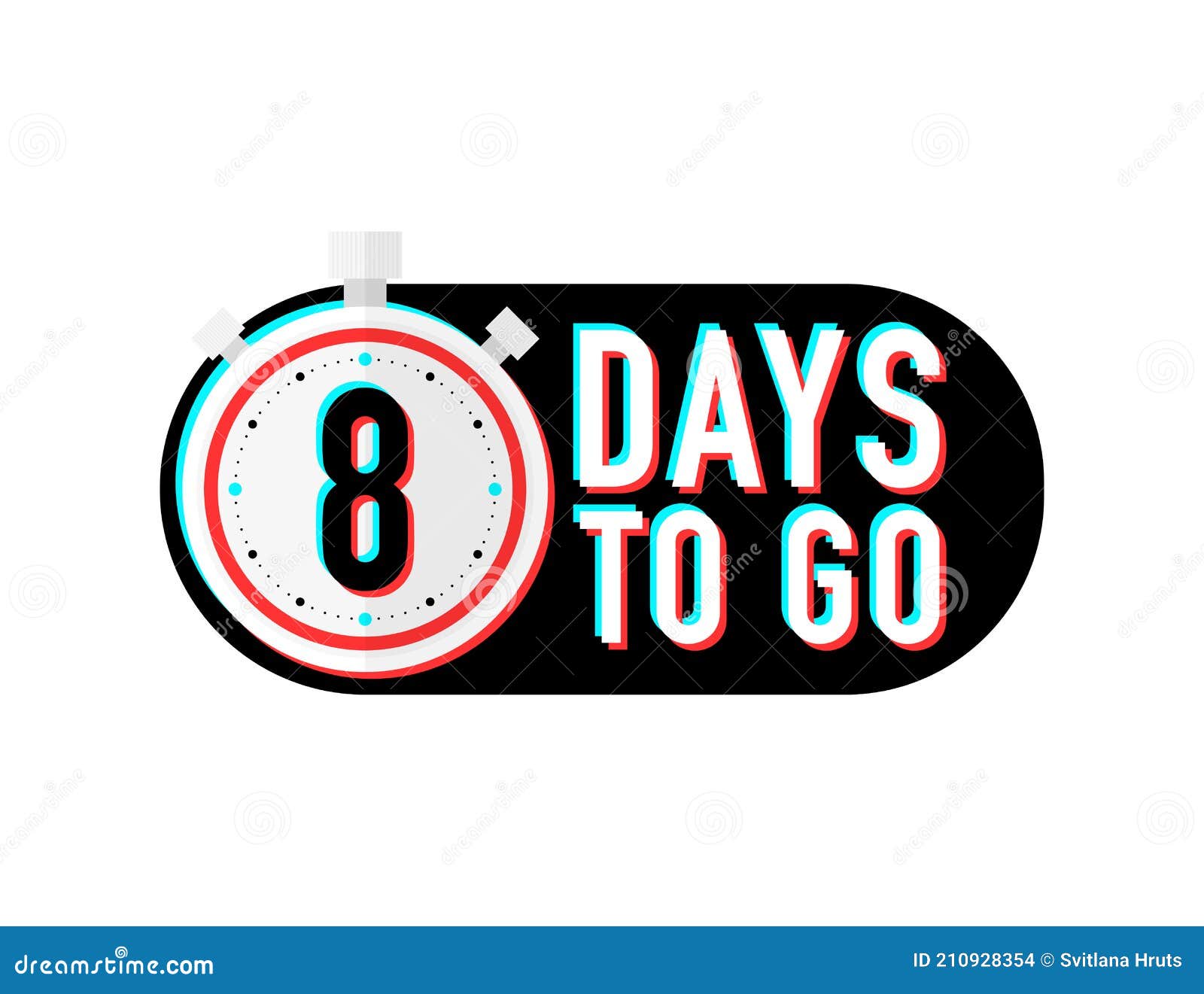 8 Days To Go Countdown
