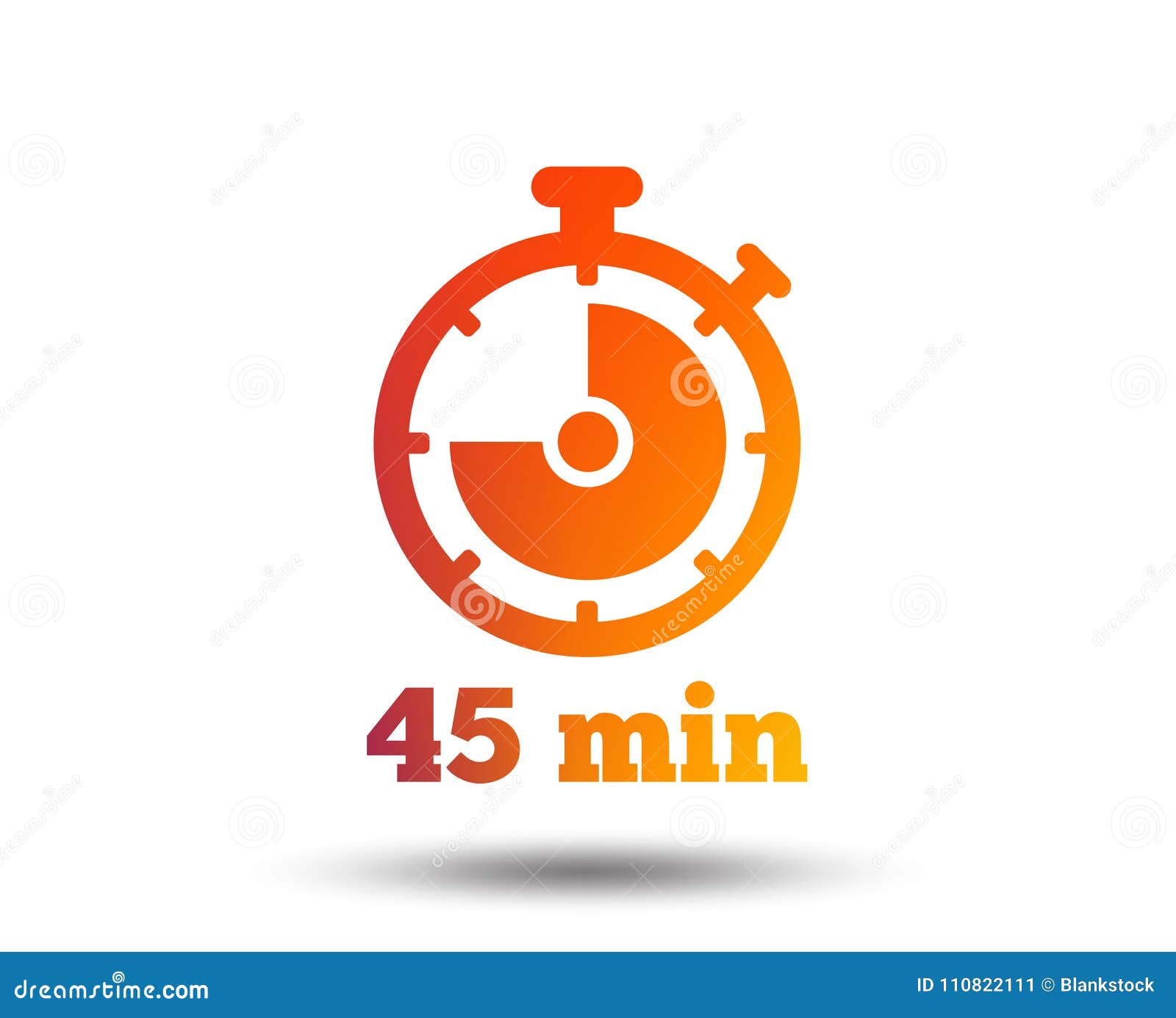 Timer Sign Icon. 45 Minutes Stopwatch Symbol Stock Vector ... Timer Sign Icon. 45 Minutes Stopwatch Symbol Stock Vector ...