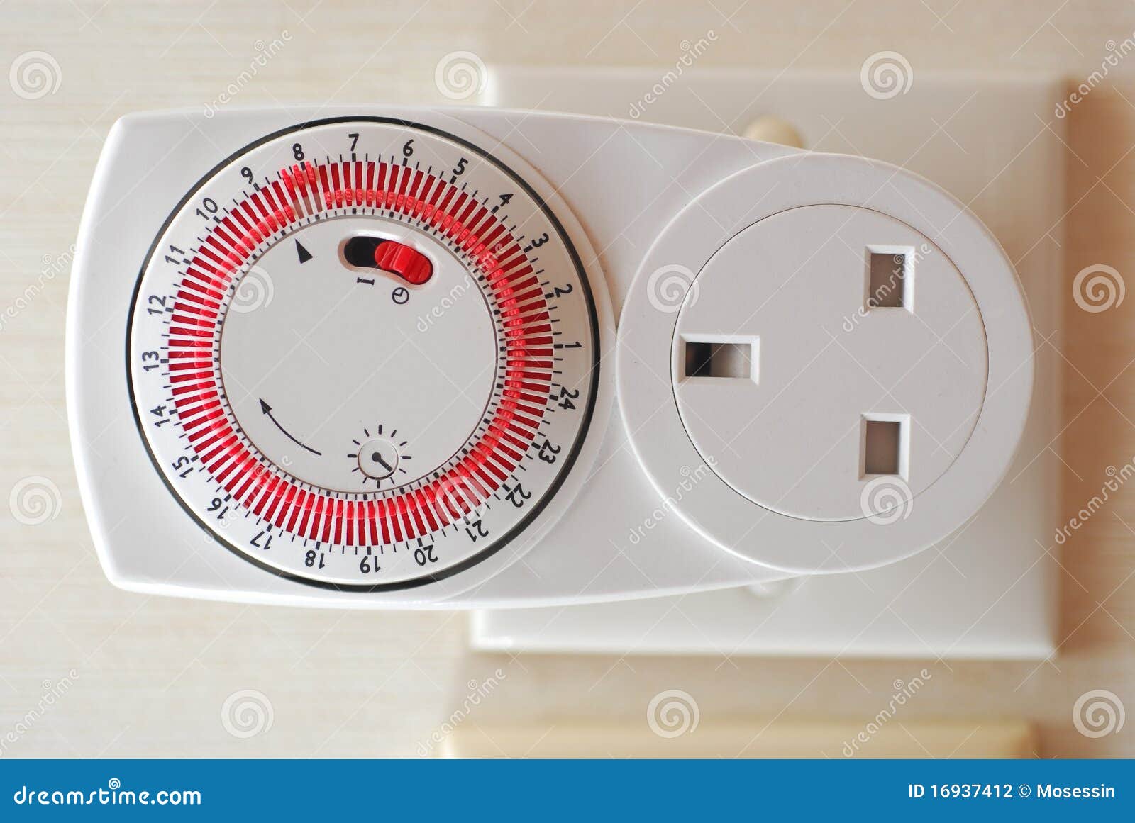 Timer Socket stock photo. Image of twist, component, plastic - 16937412