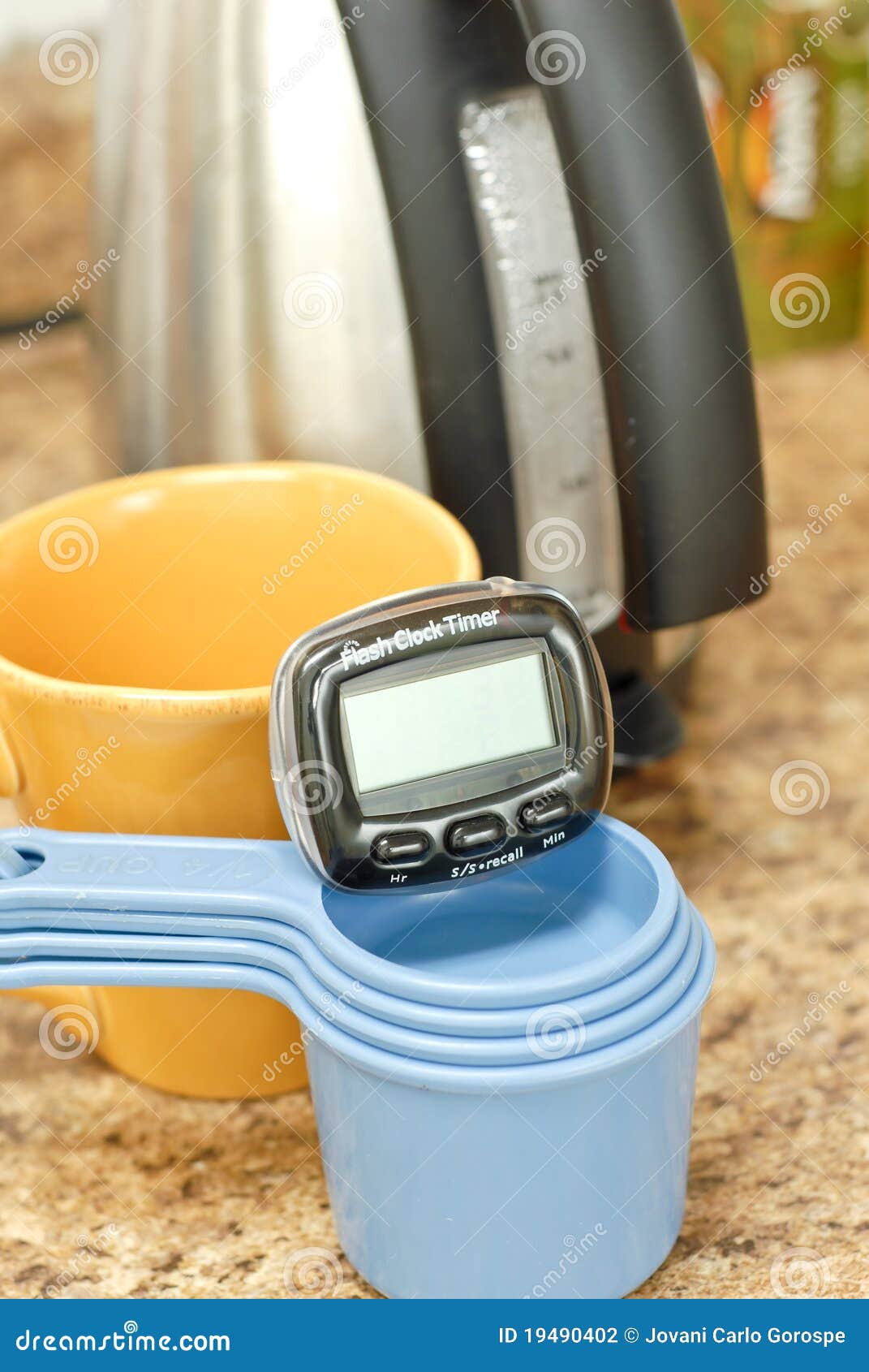 Timer for Tea Brewing stock photo. Image of digital, ding - 19490402