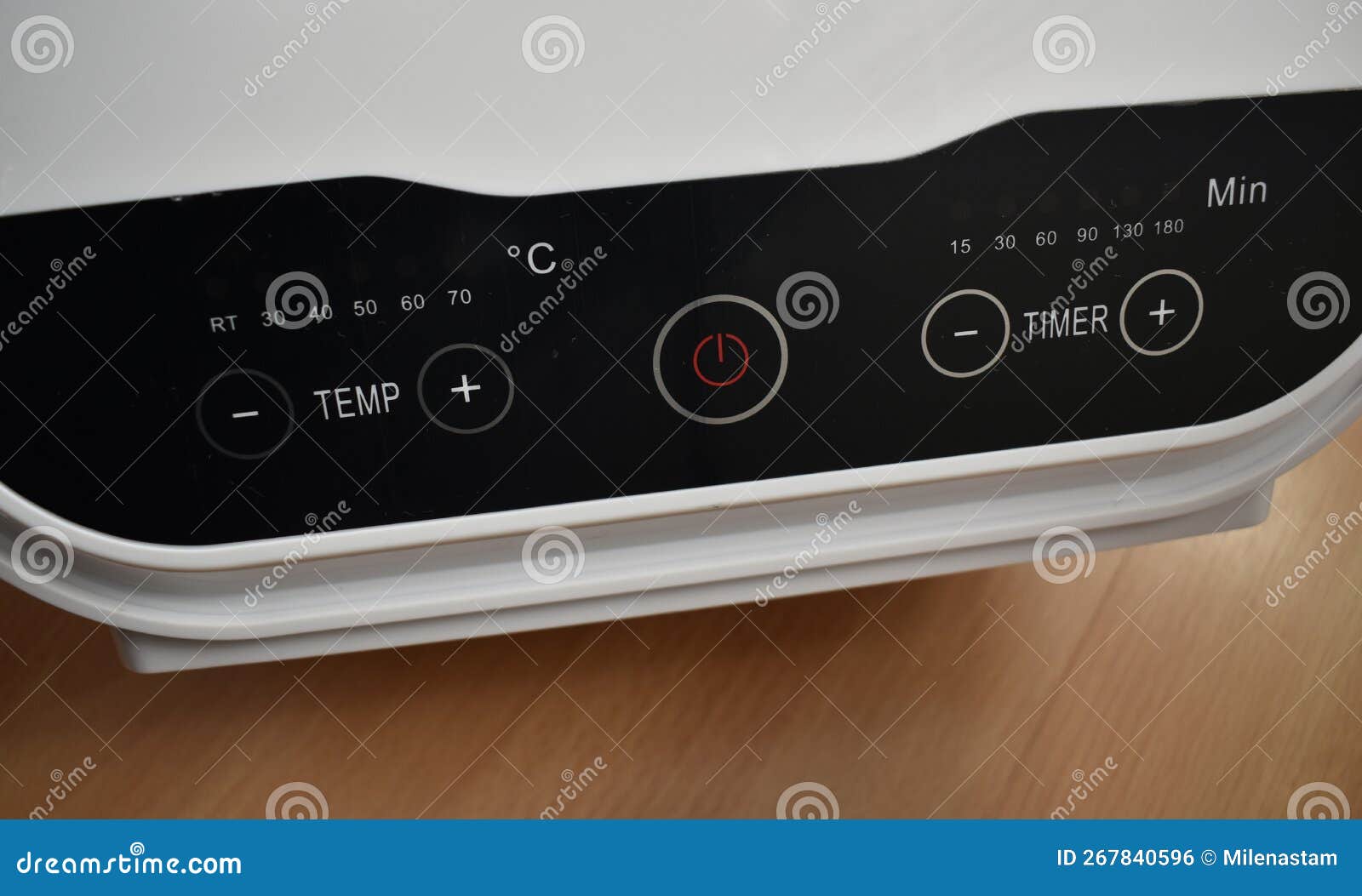 The Timer and Temperature on a Device Stock Photo - Image of modern ...