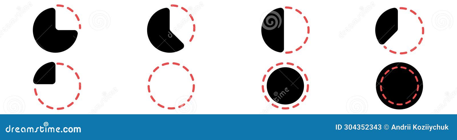 Timer Vector Icon Set. Time Return Icons Vector. Product Return Symbol ...