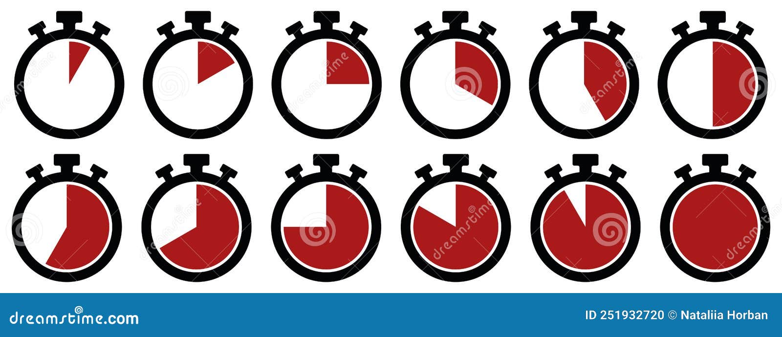 Timers Icon On Transparent Background. Isolated Vector Elements. Stopwatch Symbol ...