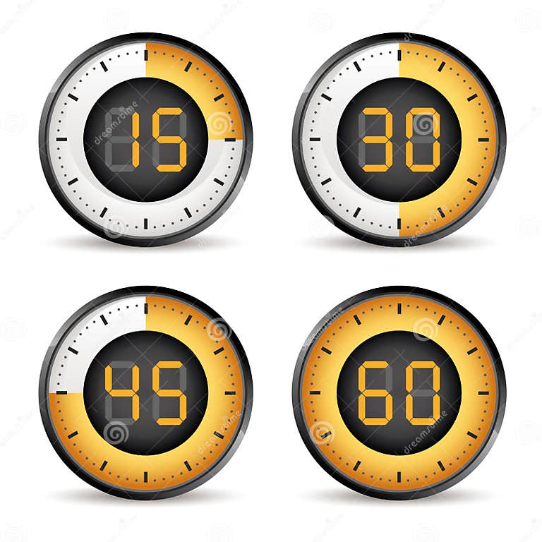 Timers stock vector. Illustration of efficiency, icon - 39001388